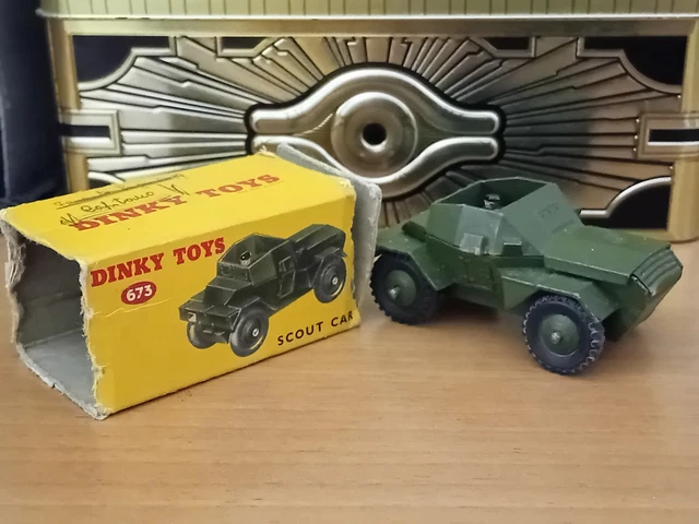 DINKY TOYS/MECCANO 1:43, SCOUT CAR, N°673. Con Scatolina Rotta. EUR 24 ...