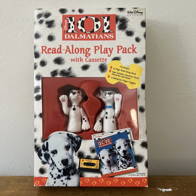 NEW VINTAGE DISNEY 101 Dalmatians Puppy Dog Read-Along Story Book And ...