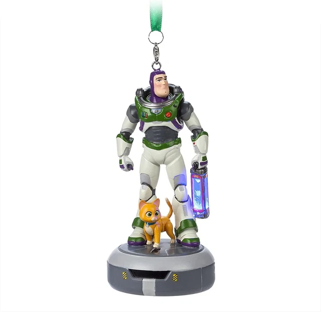 New Disney Pixar Buzz Lightyear And Sox Light Up Tree Ornament £14 99