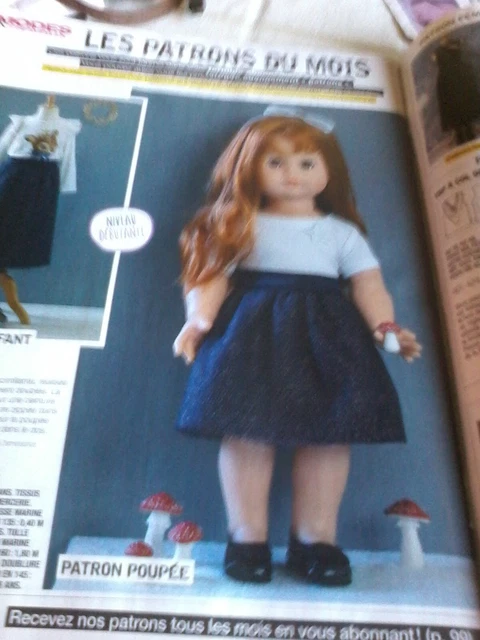 PATRON MODE ET Travaux Poupée Enfant Janvier 2023 EUR 3,00 - PicClick FR