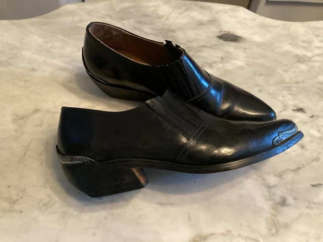 VTG 1980S NAKA western cowboy metal toe tips rockabilly womens shoes ...