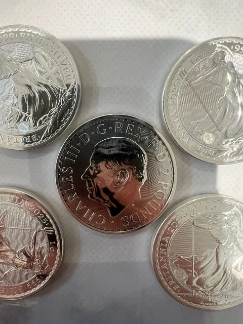 BRITANNIA 2025 SILVER Bullion Coin Featuring King Charles III 1oz £260. ...