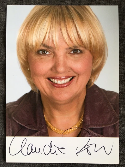 ORIGINAL HANDSIGNIERTE AK Autogrammkarte *CLAUDIA ROTH* Deutsche ...