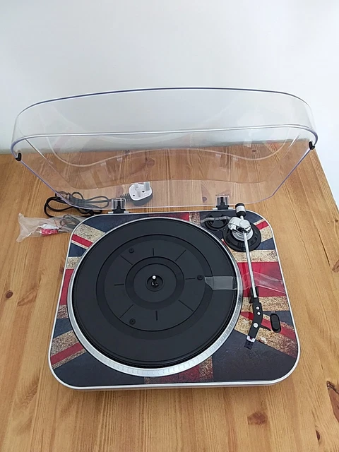 GPO JAM 1950S Style Retro 3 Speed Record Player Vinyl Turntable Union ...