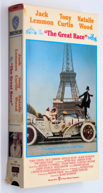 THE GREAT RACE VHS Wacky 1900s New York To Paris Car Race Blake Edwards ...