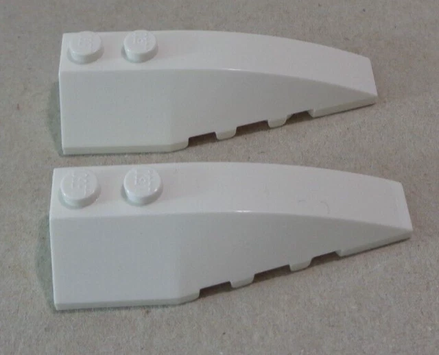 LEGO PARTS & Pieces 41747 4160101 Wedge 6x2 Right White x2 $3.58 ...