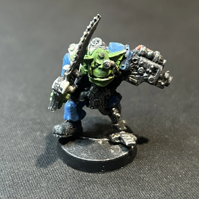 WARHAMMER 40K GAMES Workshop GW Citadel Metal Freebooter Ork Bionic Mek ...