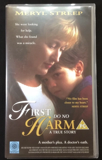 FIRST DO NO Harm, VHS Video, Meryl Streep £2.00 - PicClick UK
