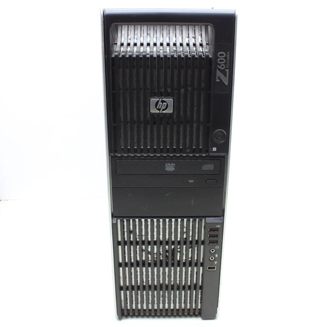 HP Z600 WORKSTATION Windows 10 Tower PC 2x Intel Xeon E5620 12GB 1TB ...