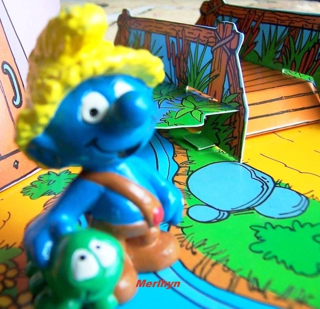 20403 SCHTROUMPF CHENILLE smurf nature puffo puffi pitufo ...