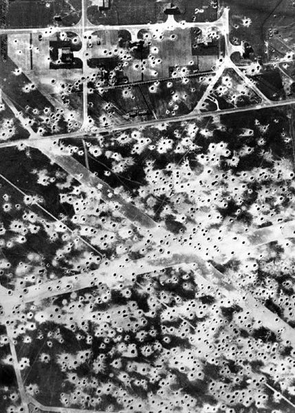 WW2 POST BOMBING Aerial Recon Photo of Luftwaffe Field WWII World War ...