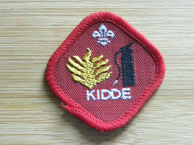 UK SCOUTING 1990'S Scout Proficiency Badge Dots for Stars Fire Safety ...