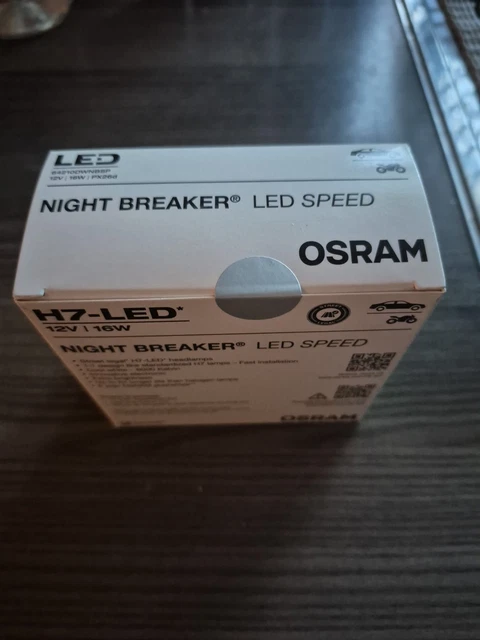 ORIGINAL OSRAM NIGHT BREAKER SPEED H7 LED Set 2 Stück 64210DWNBSP Led ...