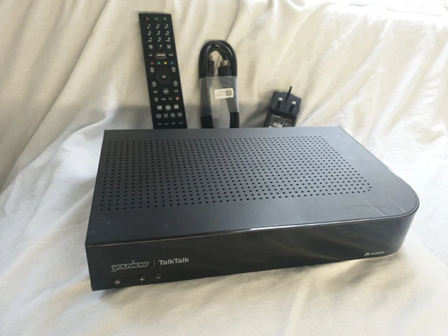 TALKTALK YOUVIEW BOX Huawei DN372T Recorder & Power Supply, Remote ...