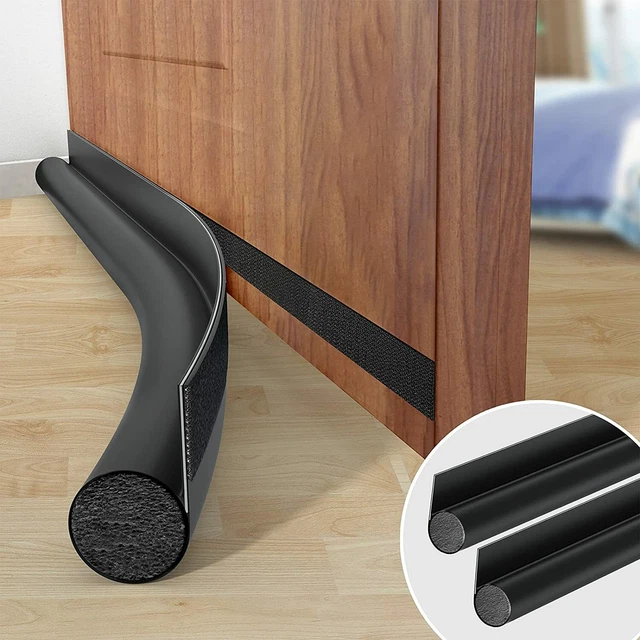 WATERPROOF SEAL STRIP Draft Excluder Stopper Door Bottom Guard Double ...