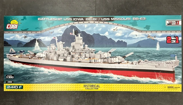 COBI 4812 BATTLESHIP USS IOWA / USS Missouri Inklusive OVP ...