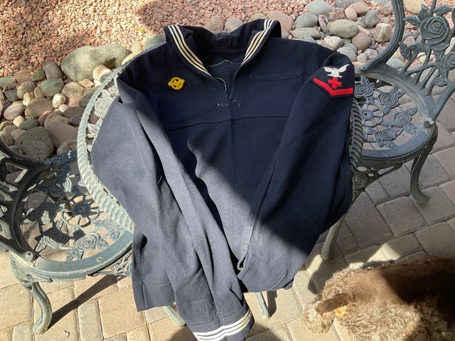 WWII USN NAVY Pharmacists mate medic USMC Corpsman Cracker Jack jumper ...