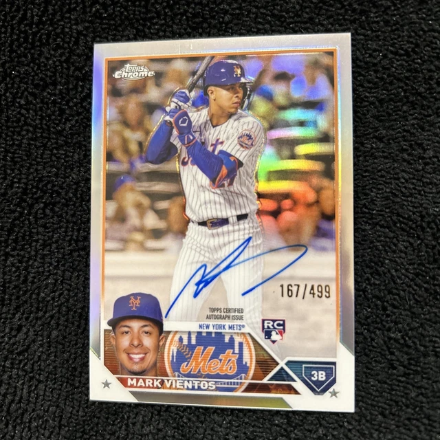 2023 TOPPS AGGIORNAMENTO Cromato Mark Vientos Rifrattore Rookie Auto RC #167/499 Mets EUR 14,16 ...