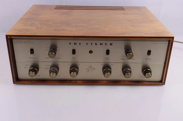 FISHER MODEL KX-200 Stereo Amplifier== Nice Original w/ Cabinet £1,323. ...