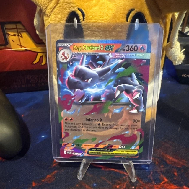 MEGA CHARIZARD X Ex 013/094 Phantasmal Flames Pokemon (Double Rare, Nm ...