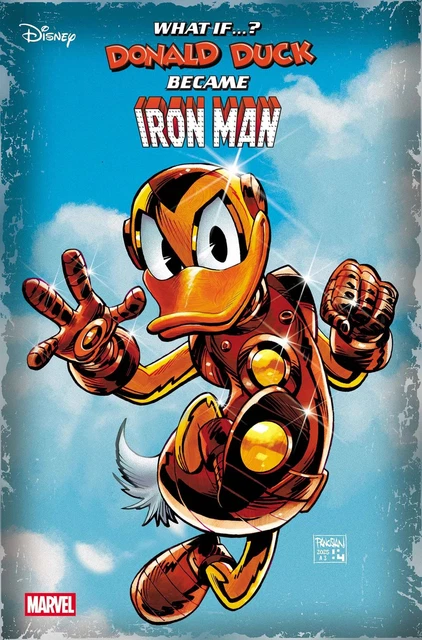 WHAT IF DONALD Duck Became Iron Man #1 Variant Dan Panosian Variant ...