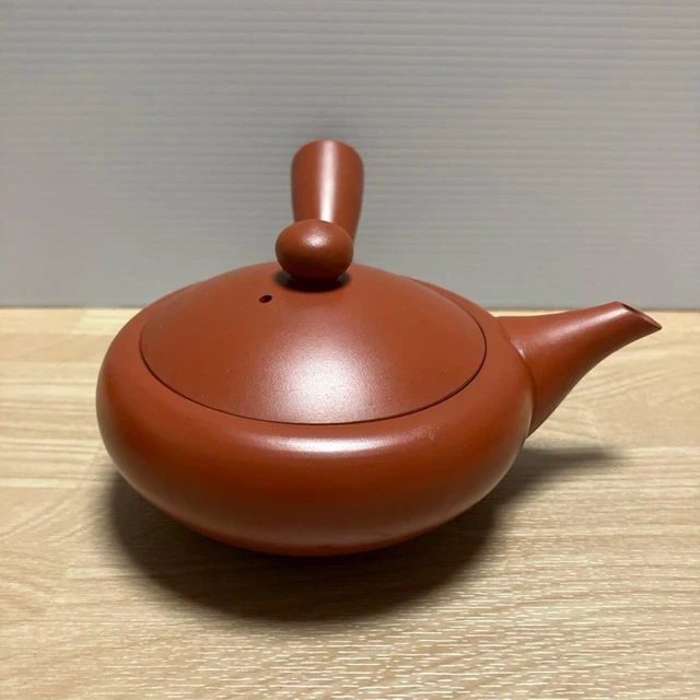 SHOWA VERMILLION YOKOTE Tokoname Ware Teapot 15cm Retro Vintage Used ...