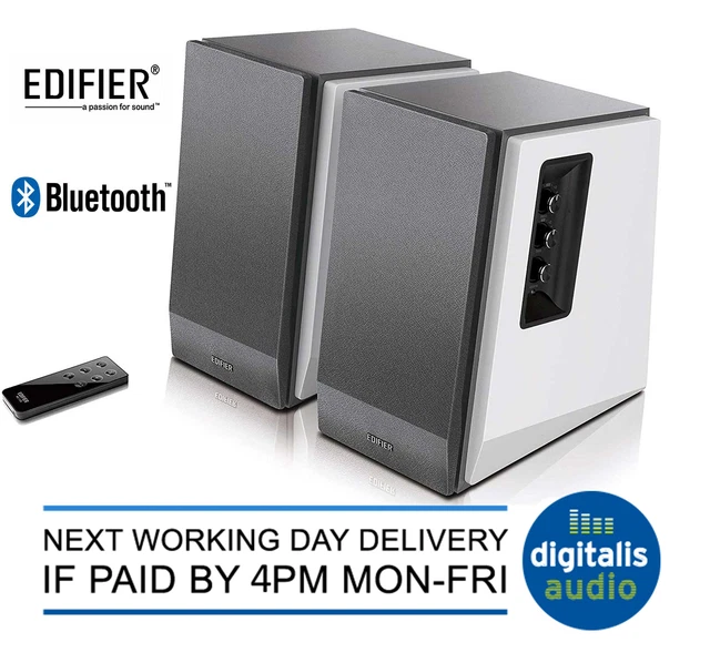 EDIFIER R1700BT WHITE Active Bluetooth Speakers Bookshelf TV/MAC/PC ...
