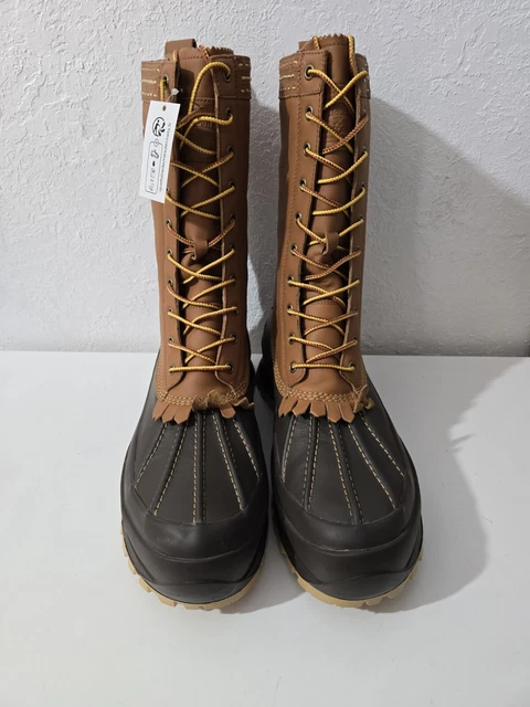 POLO RALPH LAUREN RL Logan Leather Lug Duck Boot Men's Size 10 £138.92 ...