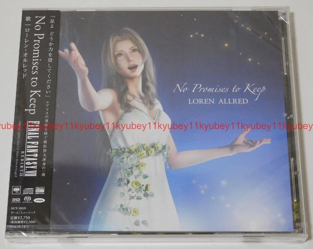 NUOVO LOREN ALLRED No Promises to Keep FANTASY VII REBIRTH THEME SONG SA CD Giappone EUR 39,44 ...