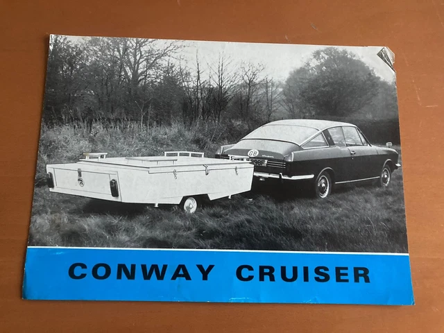 CONWAY CRUISER FOLDING camper Sales Brochure 1968 £4.99 - PicClick UK