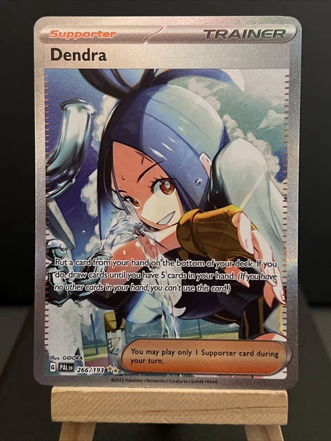 POKEMON CARD DENDRA 266/193 Paldea Evolved Trainer Special Illustration ...