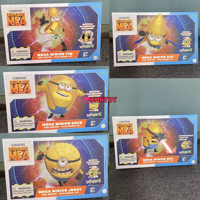 DMHTOY YOLOPARK DESPICABLE Me 4 AMK Mega Minion Jerry Mel Gus Tim Dave ...