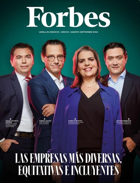 NEW FORBES MEXICO Mexican Magazine August-September 2024 £12.88 ...
