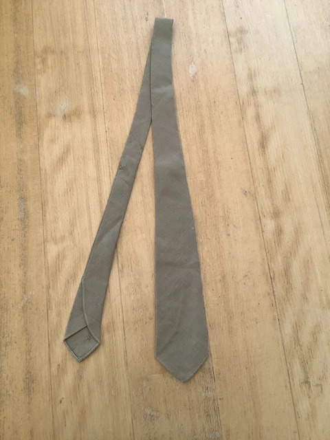 CRAVATE TROUPE US Army Ww2 Beige 100% Originale Occasion N°1 EUR 15,00 ...