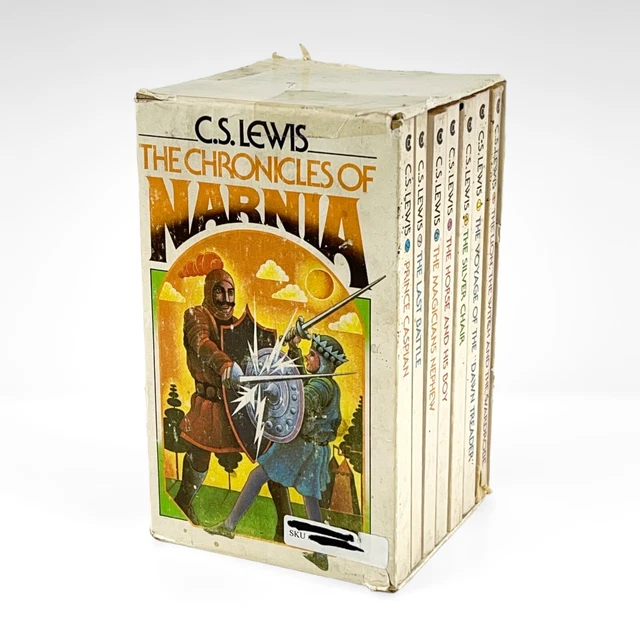 1970 CS LEWIS The Chronicles Of Narnia Book Box Set Collier $80.00 ...