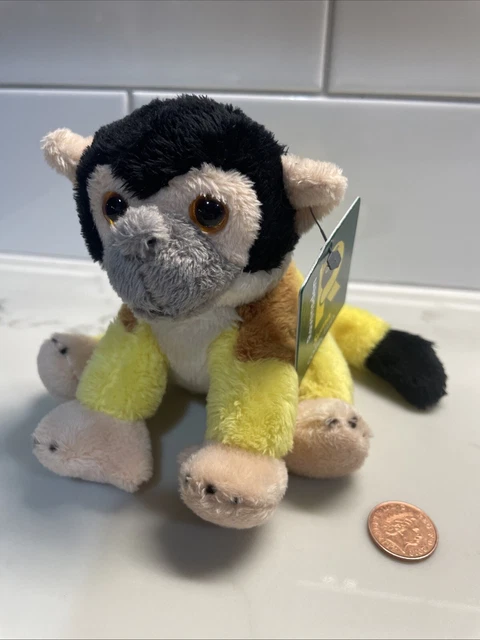 RAVENSDEN SUMA COLLECTION Soft Toy Cuddly Plush Squirrel Monkey Small ...