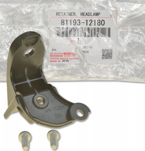 TOYOTA GENUINE AURIS Retainer Front Headlight Right RH 81193-12180 $51. ...