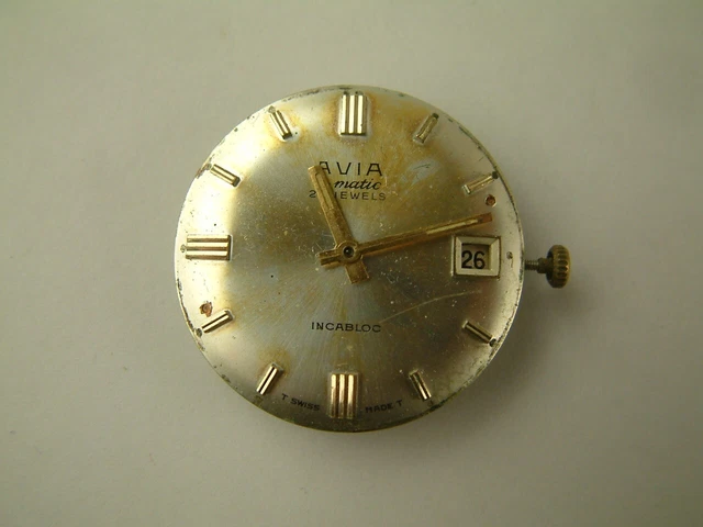 VINTAGE GENTS AVIA AUTOMATIC Wrist watch Movement Working £24.99 ...