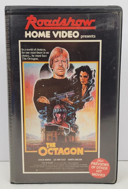 THE OCTAGON ROADSHOW Home Video VHS Big Box cult 80s Chuck Norris 1980 ...