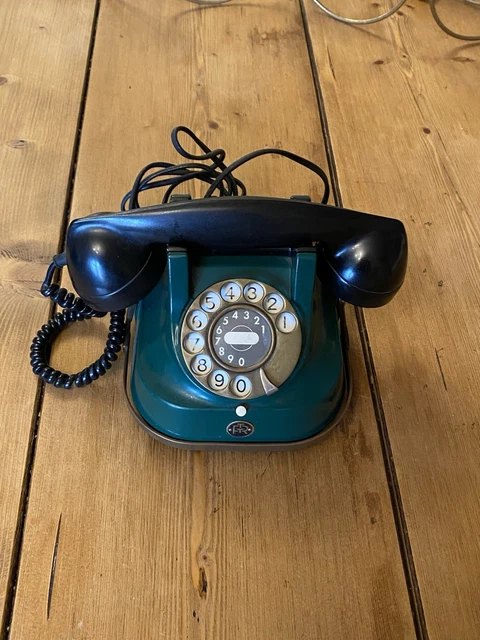 BELGIUM FTR BAKELITE Rotary Telephone Vintage £42.29 - PicClick UK