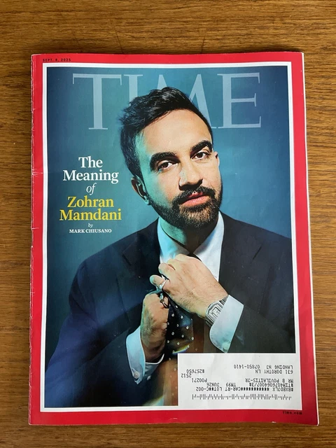 TIME MAGAZINE 2025 September 8~Meaning of Zohran Mamdani~TIME100 AI ...