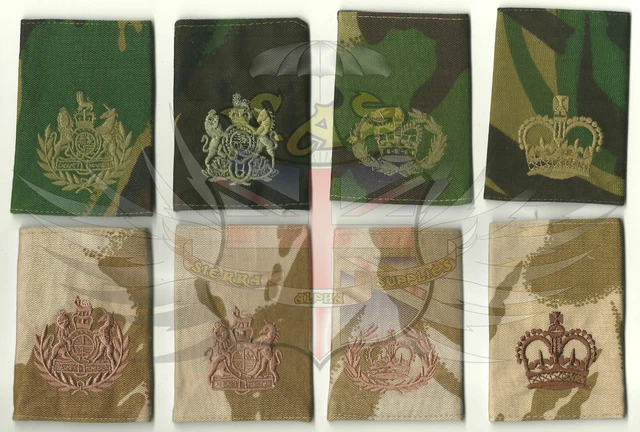 BRITISH ARMY SURPLUS Dpm & Desert Dpm Rank Slide,Csm,Rqms,Warrant Officer,Ssm £3.99 - PicClick UK