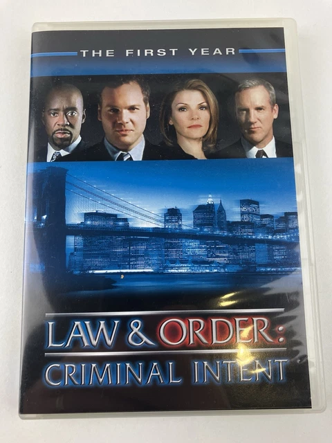 LAW & ORDER Criminal Intent Season 1 DVD Set | The First Year | 6 Discs ...