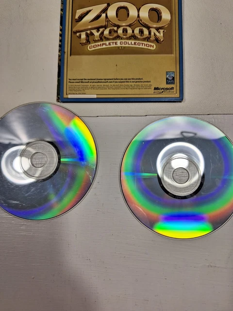 ZOO TYCOON COMPLETE Collection Rare 2x Disc PC Video Game Set $39.98 ...