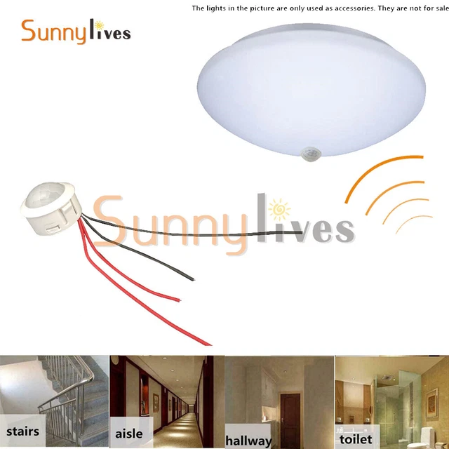 BODY MOTION SENSOR Switch Ceiling Infrared Controller DC 9V-60V For ...