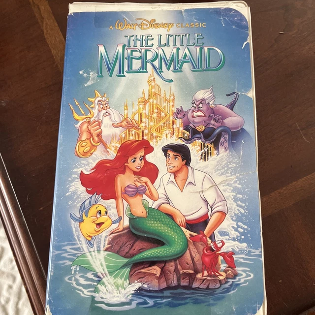 DISNEY THE LITTLE Mermaid (VHS, 1989) Black Diamond Edition / Banned ...