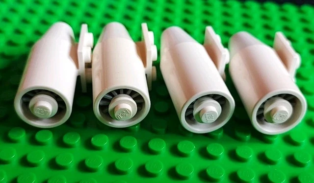 LEGO PLANE TURBINE Jet Engine Aircraft Rotor Axle x4 Bundle 4868bc02 ...