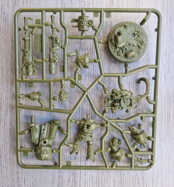 PLAGUE MARINE WITH Plague Spewer New On Sprue Kill Team Morslug Death ...