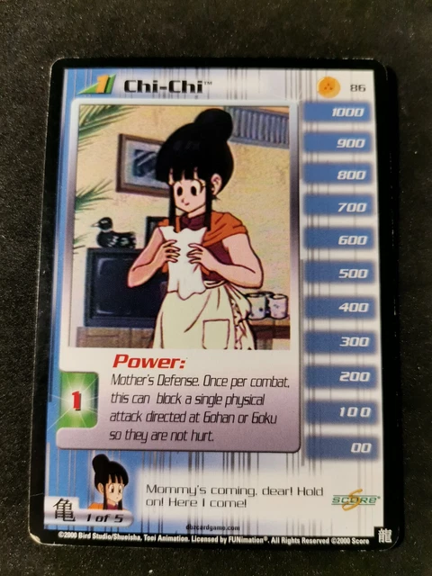 MP DRAGON BALL Z CHI CHI Common Card CCG #86 EUR 2,33 - PicClick FR