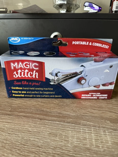 JML MAGIC STITCH Portable Cordless Handheld Sewing Machine £3.00 ...
